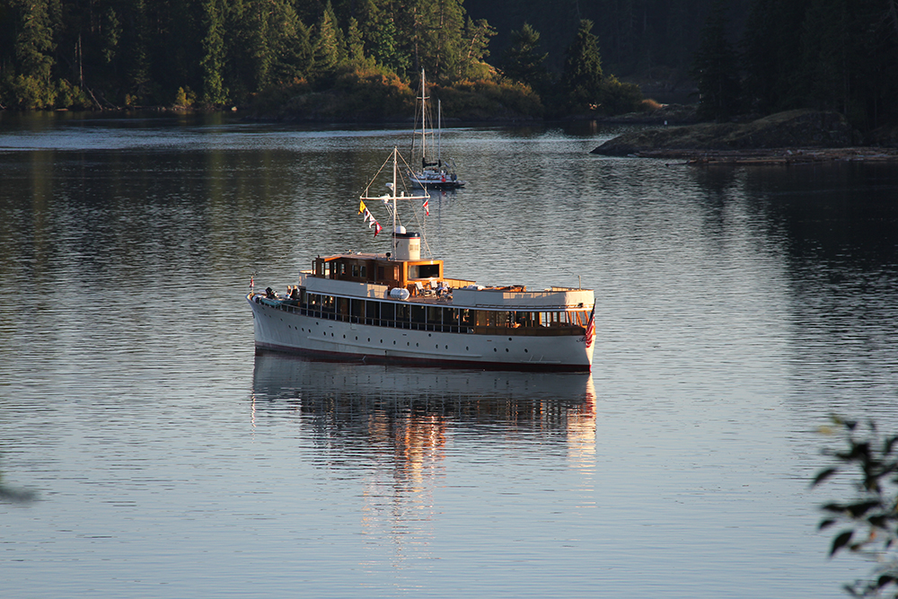 Boating the Discovery Islands, British Columbia, Canada